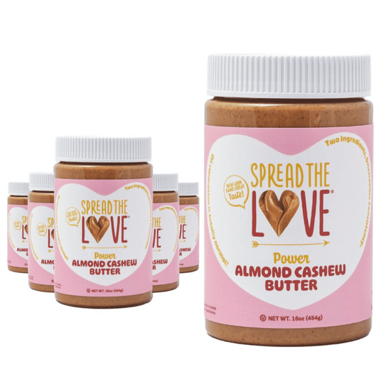 Spread The Love® POWER Almond Cashew Butter – Spread The Love Foods