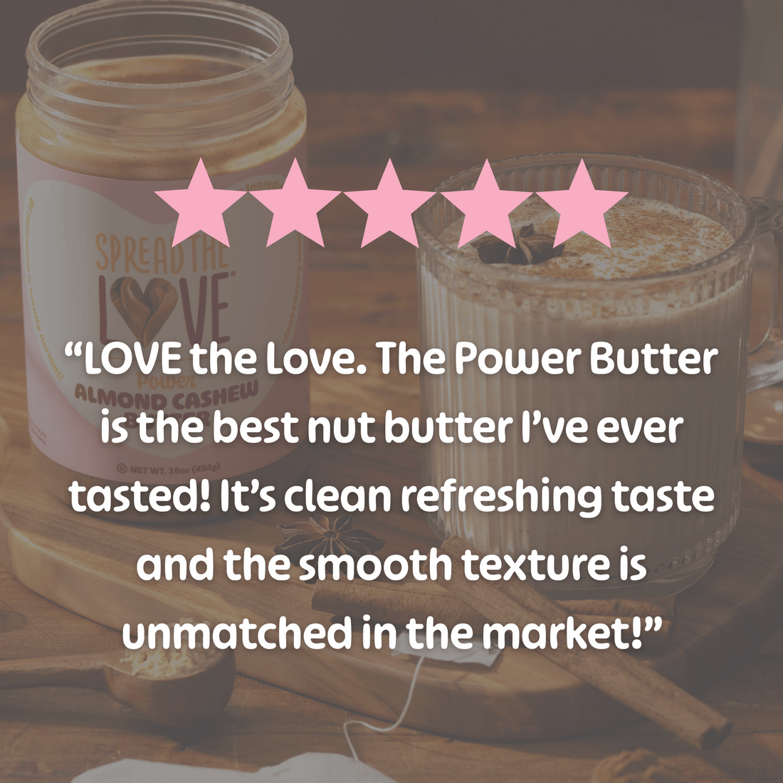 Spread The Love® POWER Almond Cashew Butter – Spread The Love Foods